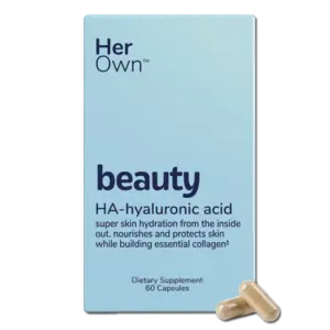 HER OWN Beauty Capsules: Supports Skin Hydration With Hyaluronic Acid - One-color
