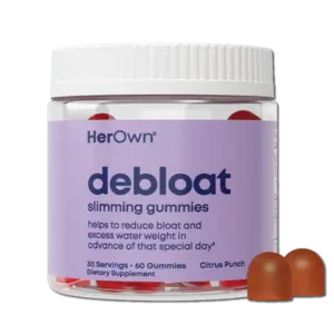 HER OWN Debloat Gummies: Helps Reduce Bloat And Water Retention, Slimming Gummies - One-color