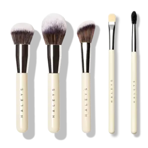 HALEYS BEAUTY 5-piece Face & Eye Brush Essentials Kit