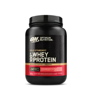 OPTIMUM NUTRITION Gold Standard 100% Whey Protein Powder Strawberries & Cream - One-color