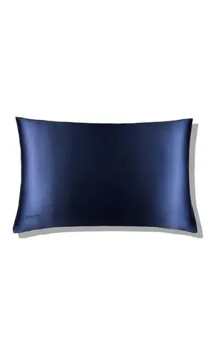 DROWSY Silk Standard Pillowcase - Midnight Blue