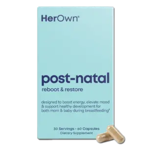 HER OWN Post-natal Capsules: Postpartum Recovery Vitamins - One-color