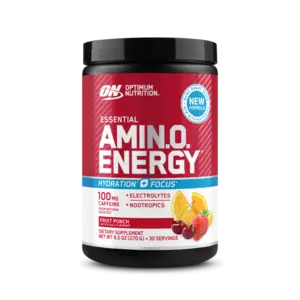 OPTIMUM NUTRITION Amino Energy + Focus Powder Fruit Punch - One-color