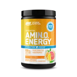 OPTIMUM NUTRITION Amino Energy + Focus Powder Sunkissed Citrus - One-color