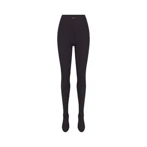 NIKESKIMS Matte Footsie Grip Legging 'obsidian - Black