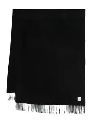 TOTÊME Fringed Scarf - Black