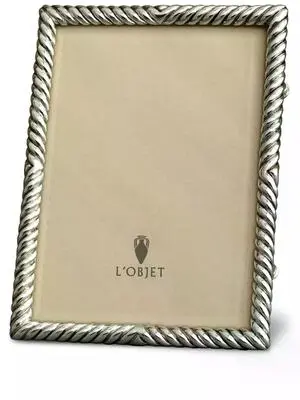 L'Objet Déco Twist Rectangular Photo Frame - Silver