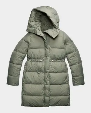 Canada Goose Montgomery Down Hooded Puffer Coat - Sagebrush