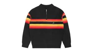 CORTEIZ Gradient Half Knit Zip Pullover