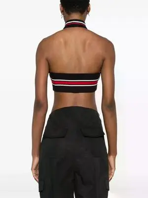 Off-White Crossover-straps Knit Top