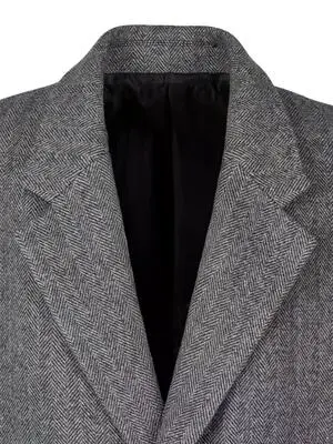 STUDIO TOMBOY Herringbone-pattern Wool Coat