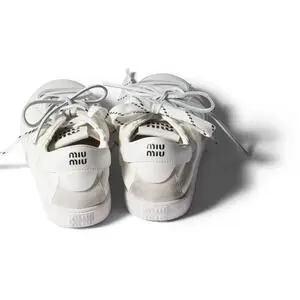 Miu Miu Deco Leather Sneakers