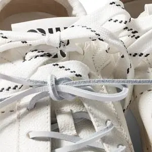 Miu Miu Deco Leather Sneakers