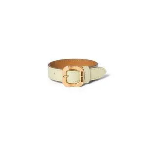 Miu Miu Leather Bracelet - Pistachio/caramel