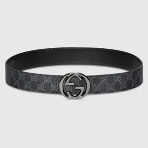 Gucci Reversible Belt With Interlocking G Buckle