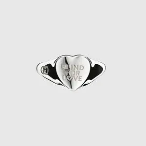 Gucci Blind For Love Sterling Silver Ring - One-color