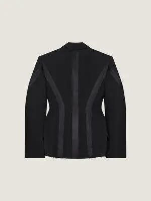 Givenchy Wool Jacket With Inside-out Detail