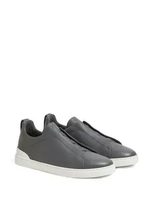 Zegna Leather Sneakers