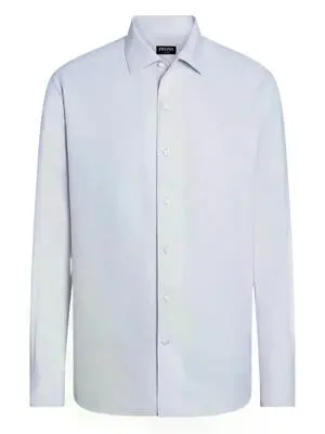 Zegna Button-fastening Shirt - Blue