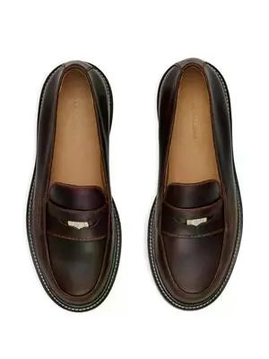 Marc Jacobs Leather Penny Loafers