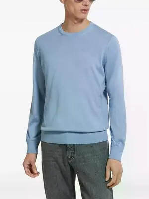 Zegna Crew-neck Sweater - Blue
