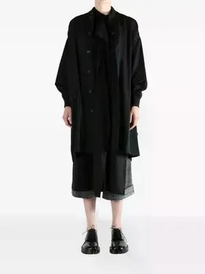 Yohji Yamamoto Buttoned Wool Coat