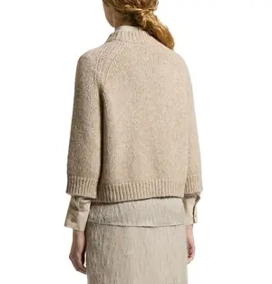 Peserico Three Quarter Sleeve Knitted Sweater