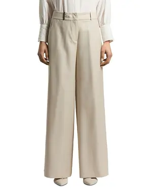 Peserico Wool Wide Leg Pants