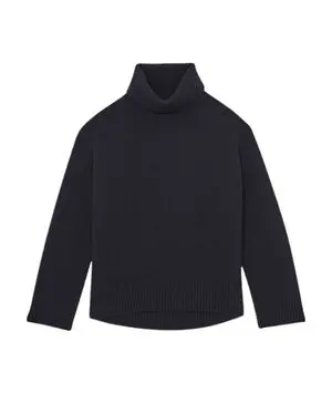 REISS Turtleneck Wool-cashmere Sweater