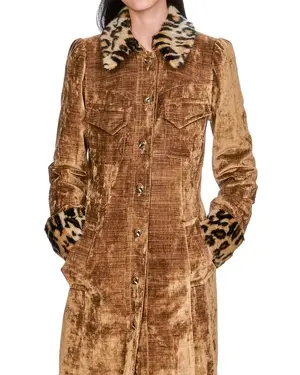 Anna Sui Velour Coat