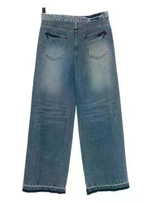JUUN.J Flared Contrast Denim
