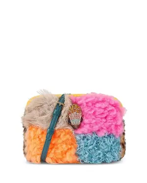 Kurt Geiger Hoxton Medium Faux Fur Camera Bag