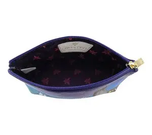 ANUSCHKA Anushcka Painted Leather Cosmetic Pouch
