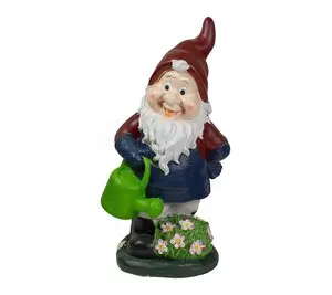 NORTHLIGHT 20' Gardener Gnome W/ Watering Can G Arden Statue - One-color