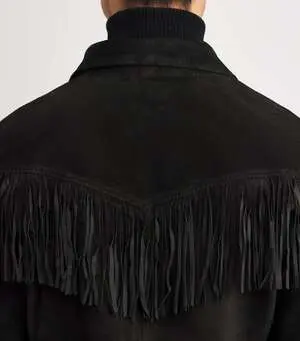 Polo Ralph Lauren Suede Fringed Jacket