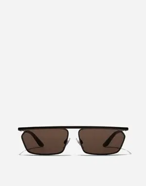 Dolce & Gabbana Rectangle Sunglasses - Brown
