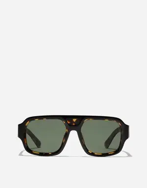 Dolce & Gabbana Sunglasses Black On Yellow Havana