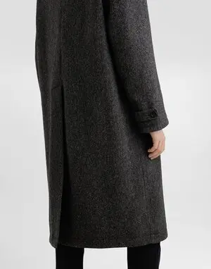 Dolce & Gabbana Wool Chevron Coat