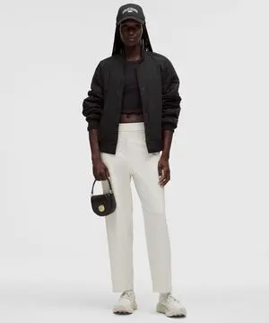 Lululemon Leather Alternative Mini Crossbody Bag - Black/gold