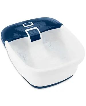 HOMEDICS Bubble Bliss Deluxe Foot Bath With Heat - Navy