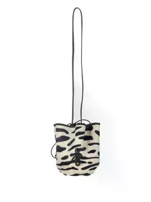 Ruslan Baginskiy Animal-print Drawstring Bucket Bag