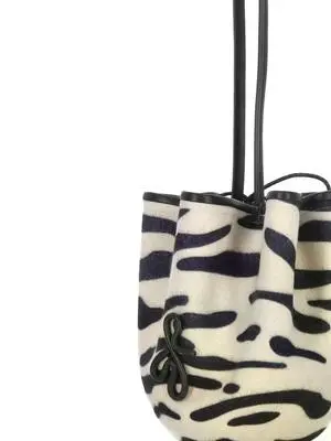 Ruslan Baginskiy Animal-print Drawstring Bucket Bag