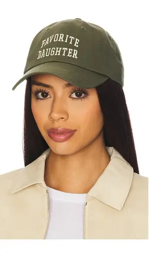 FAVORITE DAUGHTER Logo Baseball Cap - Moss