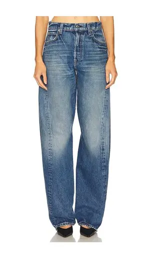 Women's Whiskered Denim Jeans