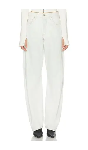 GRLFRND Noa Engineer Denim - White Cloud
