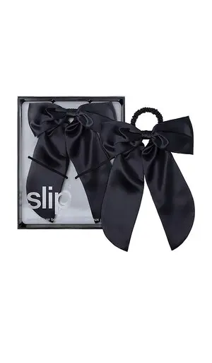 Slip Hair Bow - Black