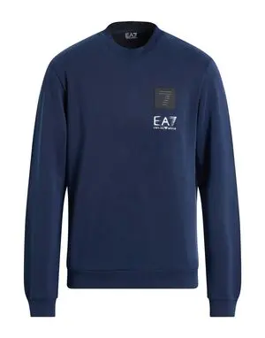 EA7 Crewneck Sweatshirt With Logo - Navy