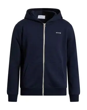 SHOE Cotton Fleece Zip-up Sweatshirt - Navy