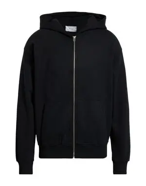 SHOE Solid Color Fleece Sweatshirt - Black