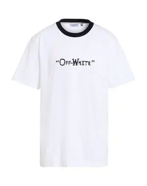 OFF-WHITE™ Off- T-shirt Size Cotton, Elastane